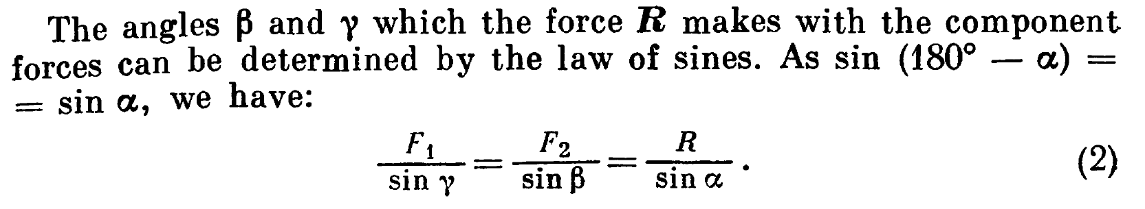 Using the Law of Sines in Vector Analysis – Chet Aero Marine