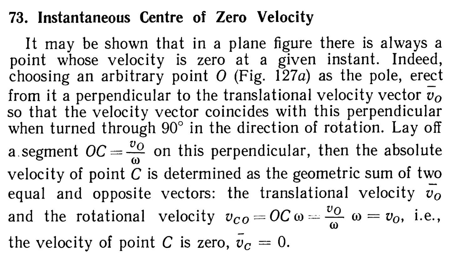 Two Examples of the Instantaneous Centre of Zero Velocity – Chet Aero ...