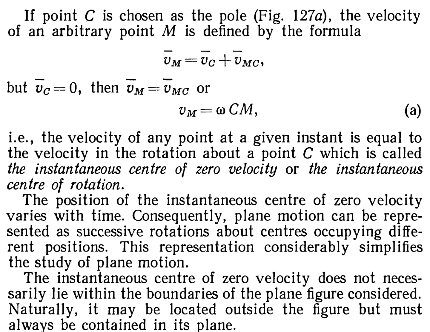 Two Examples of the Instantaneous Centre of Zero Velocity – Chet Aero ...