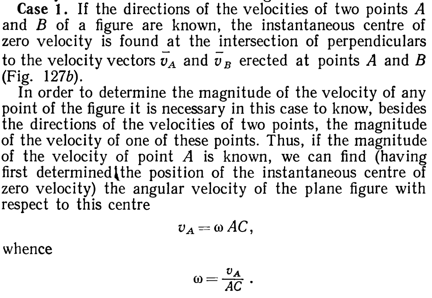 Two Examples of the Instantaneous Centre of Zero Velocity – Chet Aero ...
